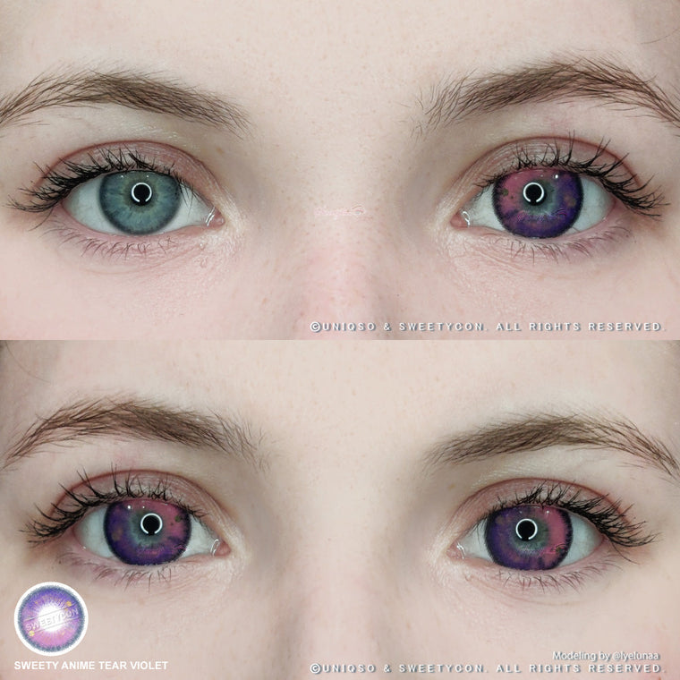Anime Tear Violet Colored Contacts | Perfect Anime Cosplay ...